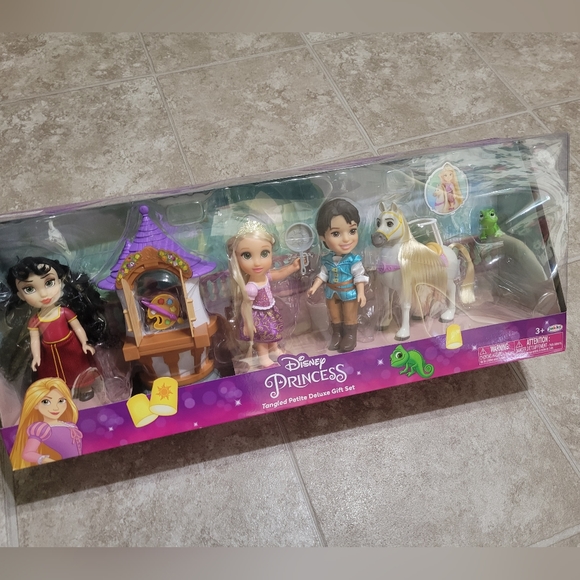 Disney | Toys | Rapunzel Deluxe Petite Doll Set Tangled Mini Flynn Gothel Pascal Maximus New ...
